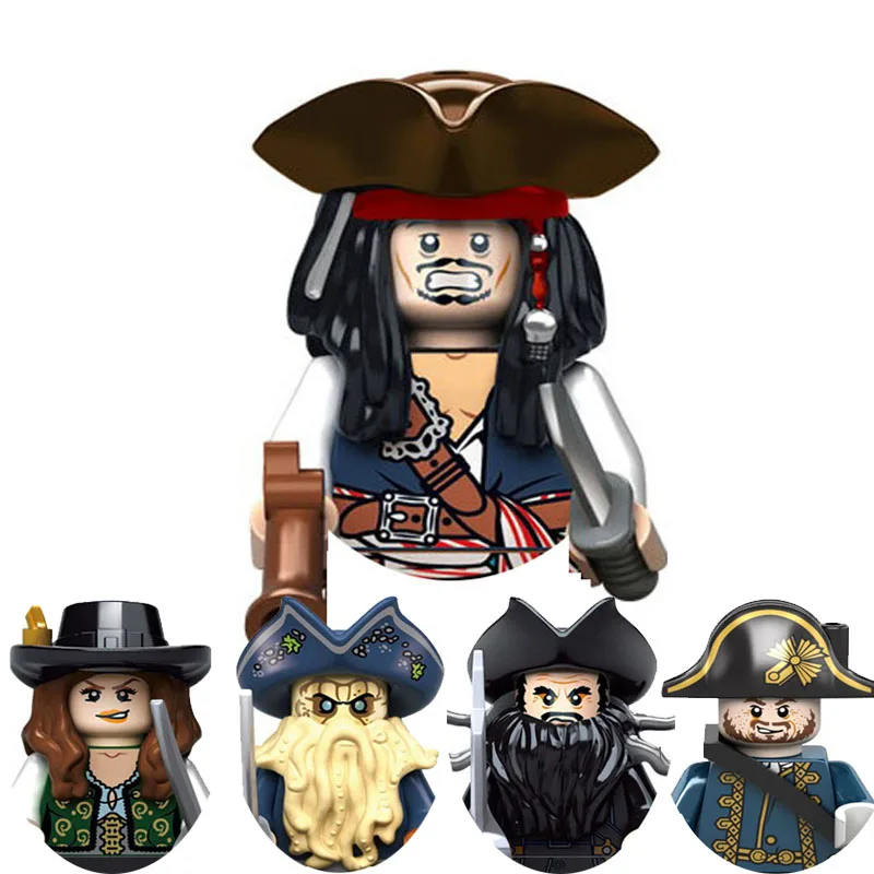The-Caribbean-Pirates-Ghost-Zombie-Captain-Jack-Sparrow-Salazar-Davy ...