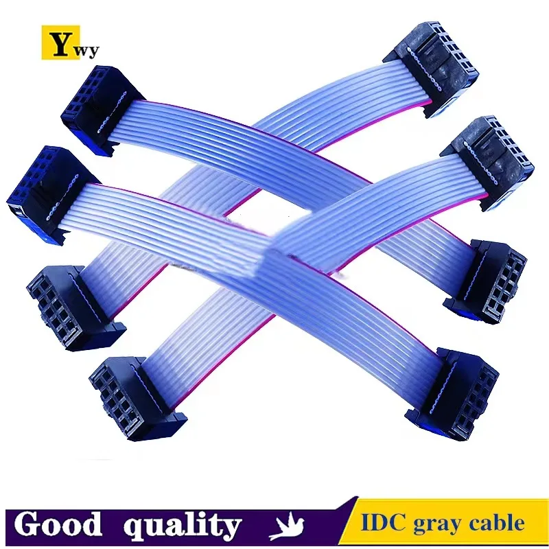100MM-500MM-IDC-gray-cable-FC-cable-double-head-JTAG-cable-6P-8P-10P ...