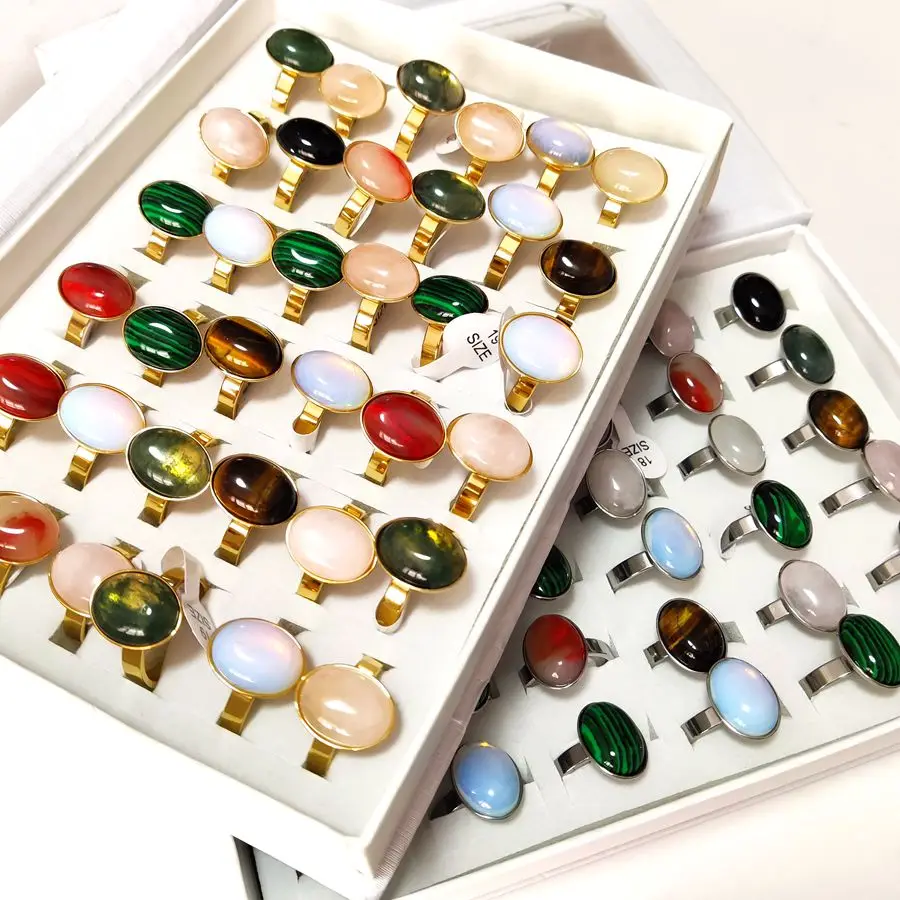 Crystal Rings Lot Women | Vintage Stone Rings Lot | Wholesale Crystal ...
