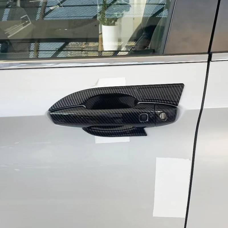 For Mitsubishi Outlander 2022 2023 2024 ABS Carbon Fiber Car External ...