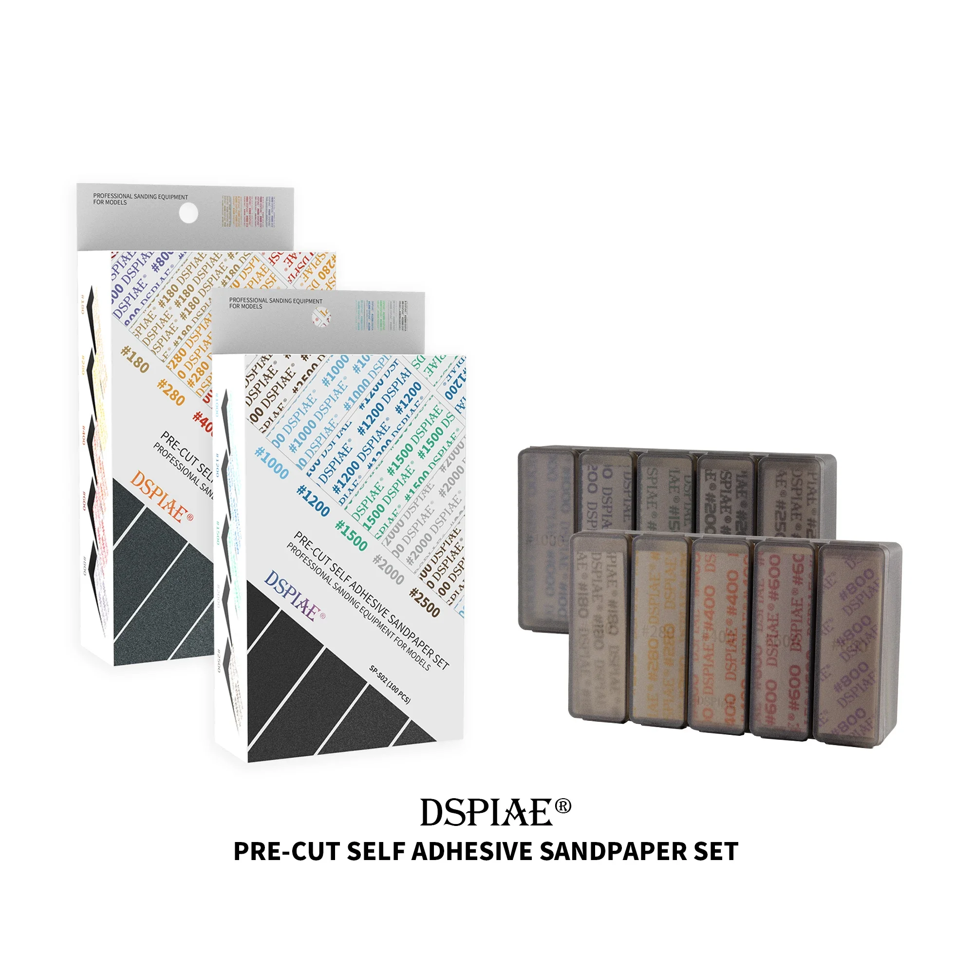DSPIAE-SP-S01-SP-S02-Pre-cut-Self-Adhesive-Sandpaper-Set-Model-Making ...