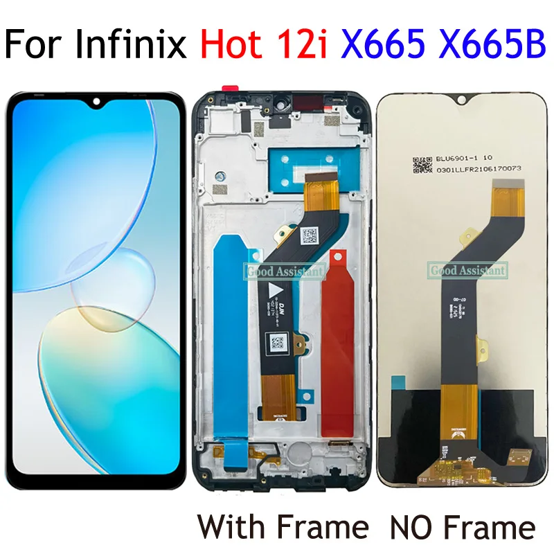 100% ชุดแผงดิจิไทเซอร์จอแสดงผล LCD แบบสัมผัสหน้าจอ X665B X665 12I ร้อน ...