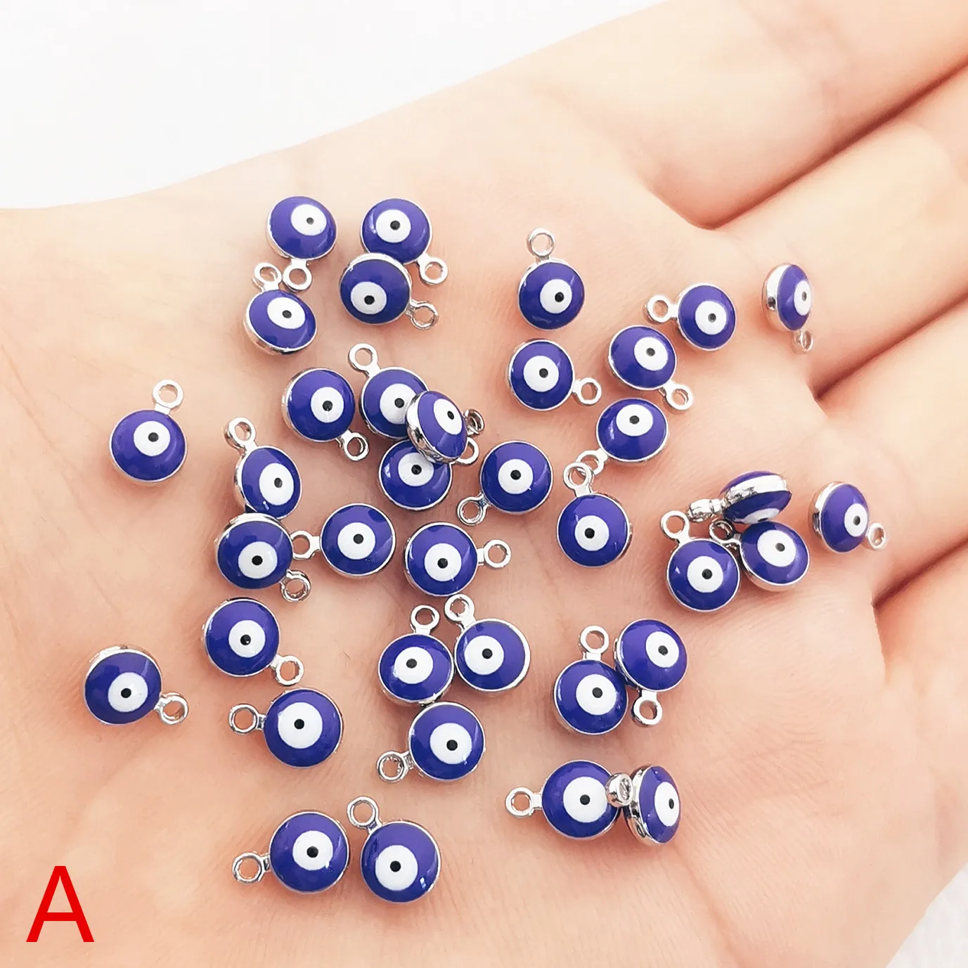 Turkish Eye Charm Making Jewelry | Evil Eye Charms Jewelry Making ...