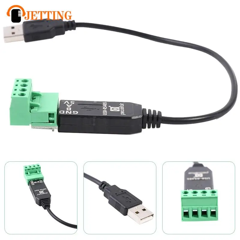 RS485 To USB 485 Converter Adapter USB Extension Cable Support WIN98 WIN2000 WINXP WIN7 WIN10 ...