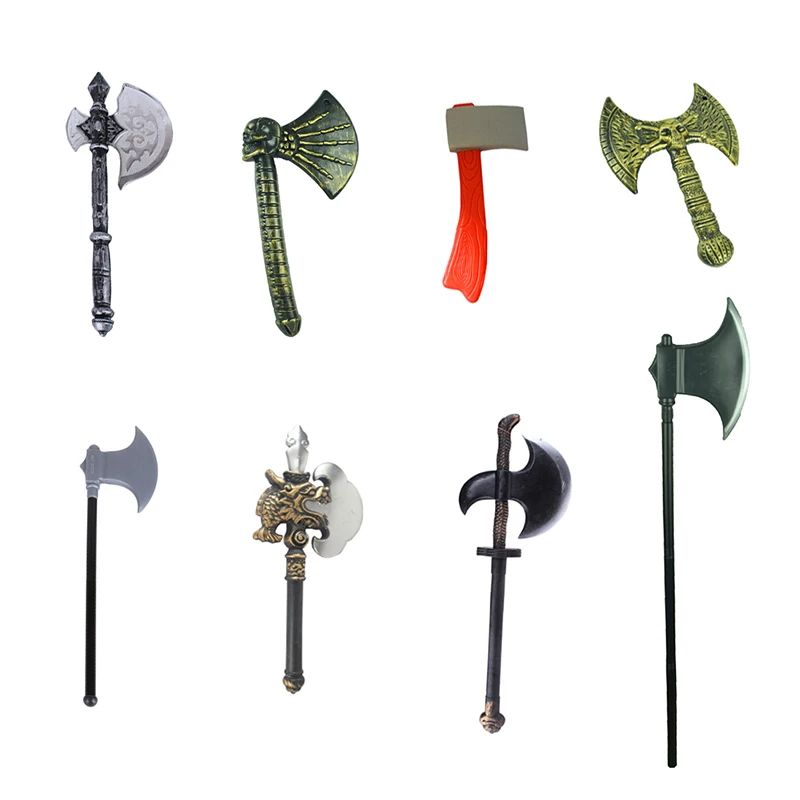 Plastic-Axe-Halloween-Cosplay-Decorative-Weapons-Children-Realistic ...