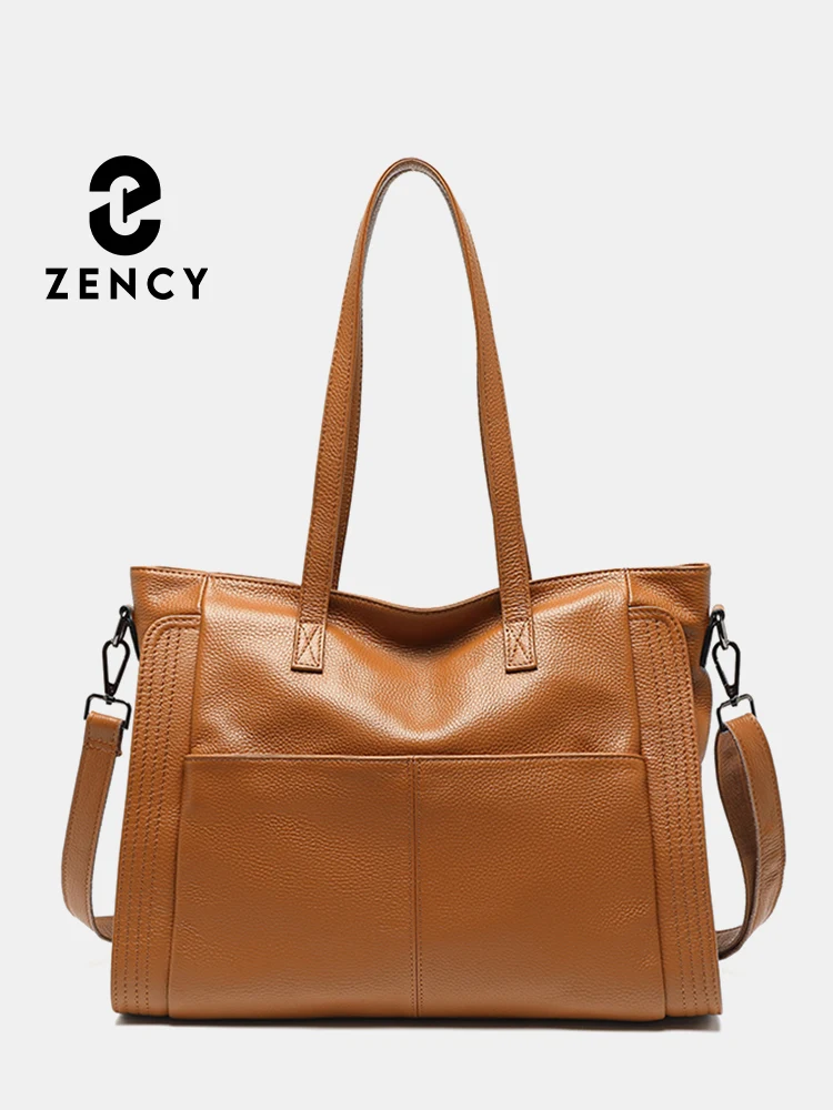 Zency-Genuine-Leather-For-Women-Winter-Large-Capacity-Shoulder-Bag ...