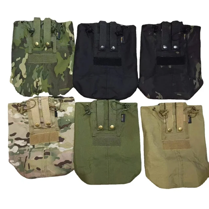 1000D Nylon Dump Pouch Molle Drawstring Magazine Dump Pouch Folding ...