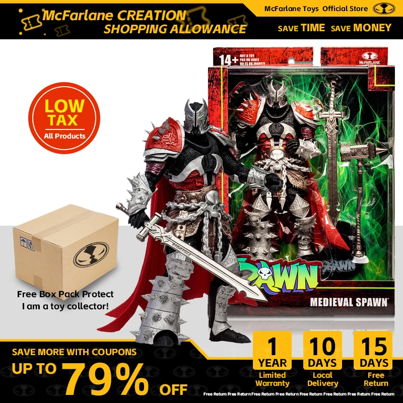 McFarlane-Action-Figure-Modelo-Boneca-Big-Mac-Medieval-ou-Evil-Spawn-18cm-Stocks-Spot ...