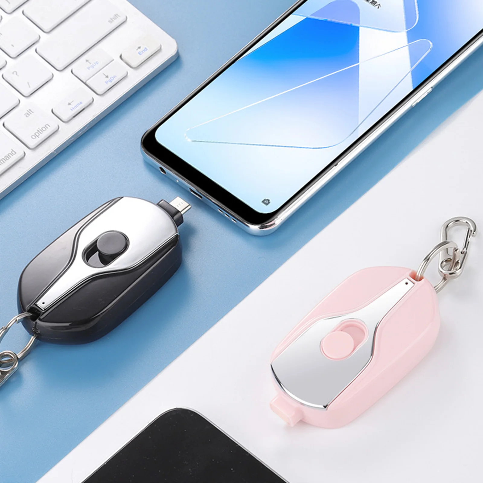 Portable-Charger-Mini-Type-C-IOS-Keychain-Power-Bank-Emergency-Mobile-Battery-1500mAh-For-Xiaomi ...