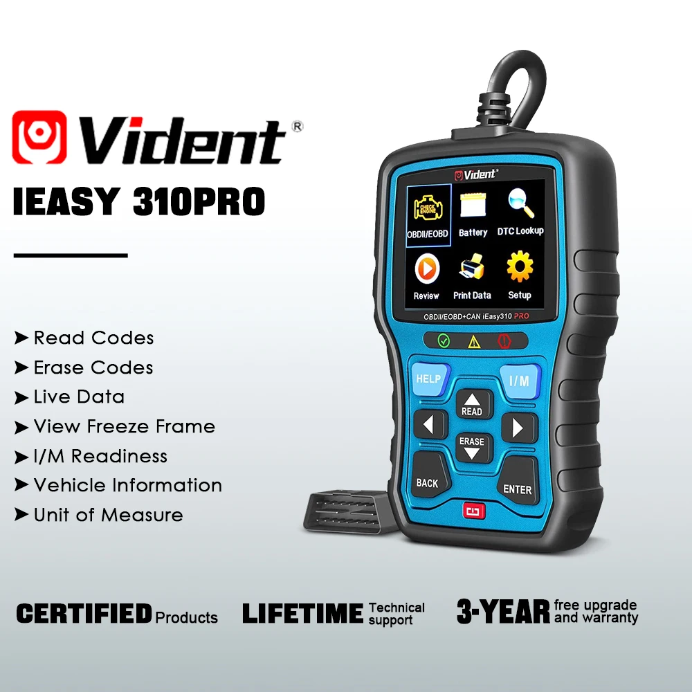 VIDENT-IEASY-310PRO-ODB2-AUTOMOTIVE-SCANNER-OBD2-SCANNER-CHECK-ENGINE ...