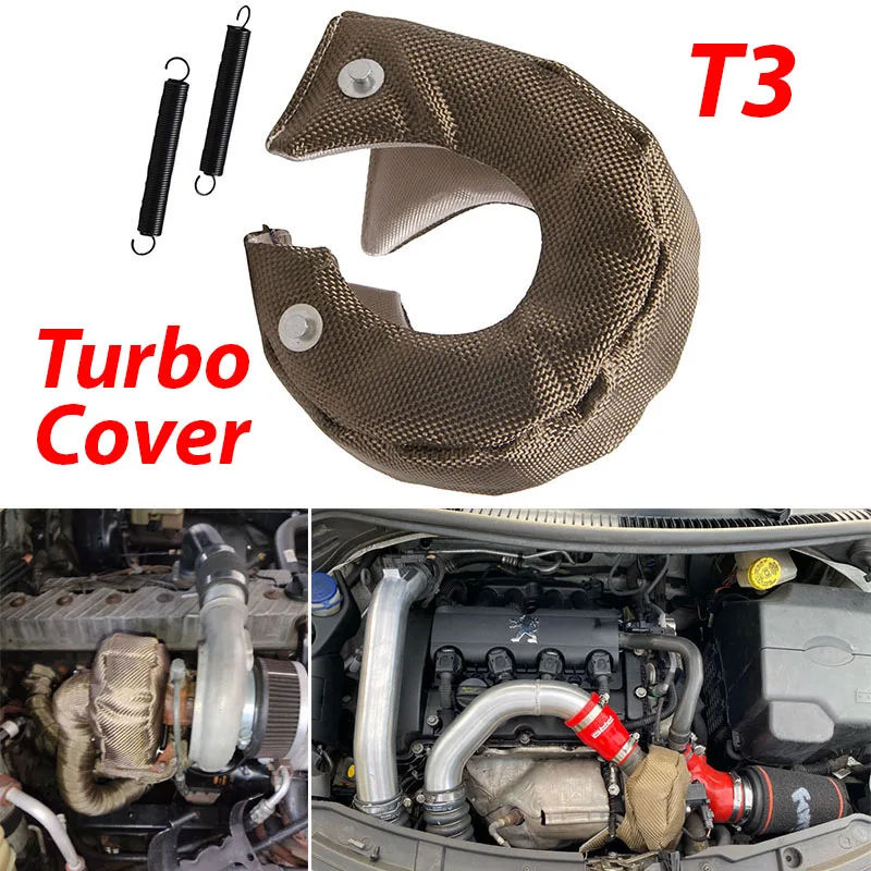 Car-T3-Turbo-Cover-com-Thermal-Heat-Shield-Envolva-com-Fastener-Spring ...