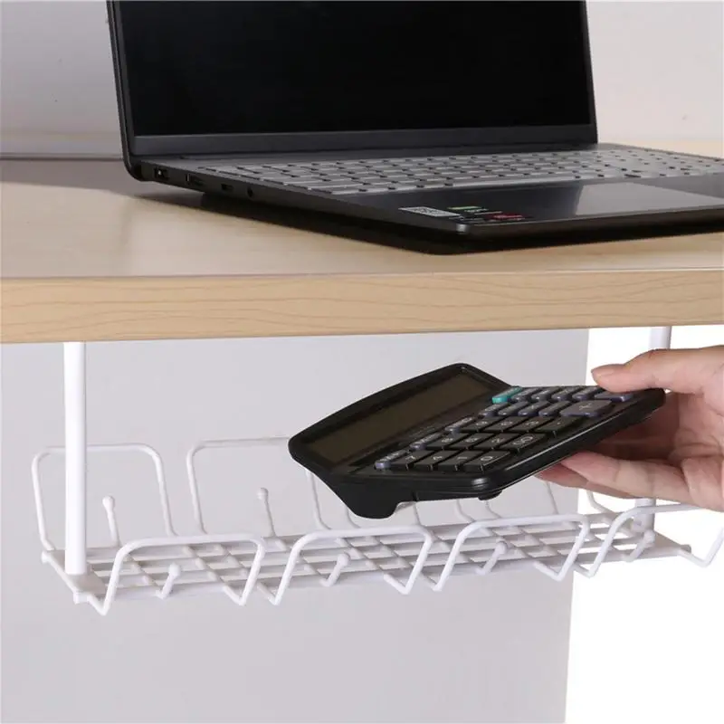 Home-Office-Desk-Wire-Organizers-Under-Table-Storage-Rack-Cable-Rack ...