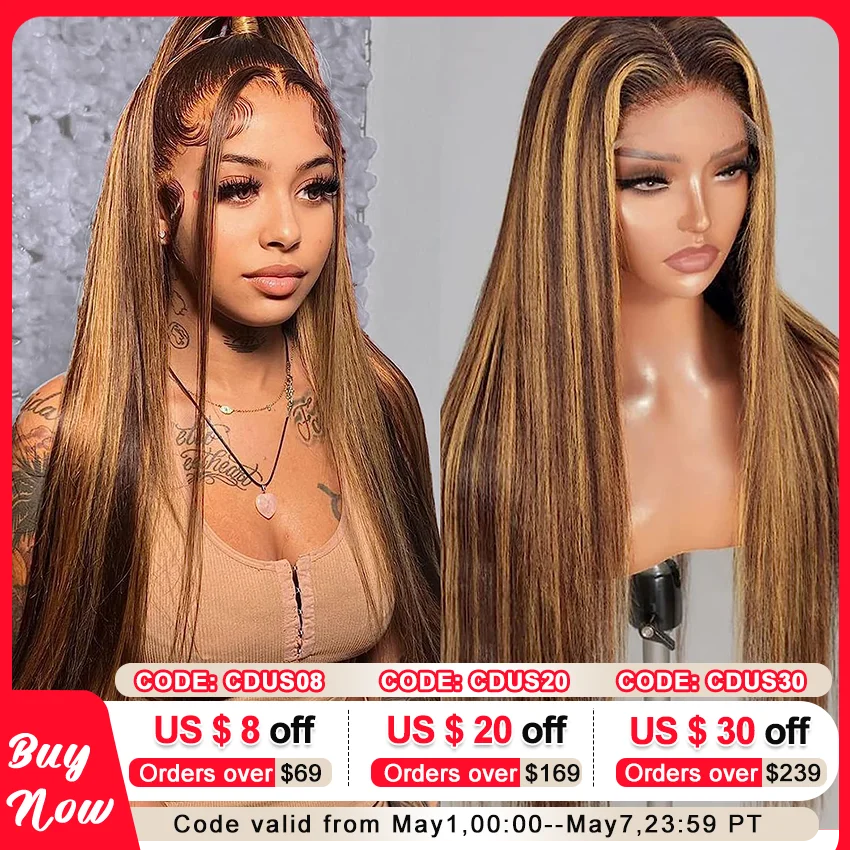 IAMVIP-13x4-Hd-Lace-Front-Wig-For-Black-Women-Straight-Remy-Human-Hair ...
