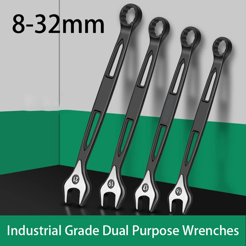Dual-purpose-Wrench-8mm-32mm-Metric-Set-of-Double-Offset-Ring-Wrench ...