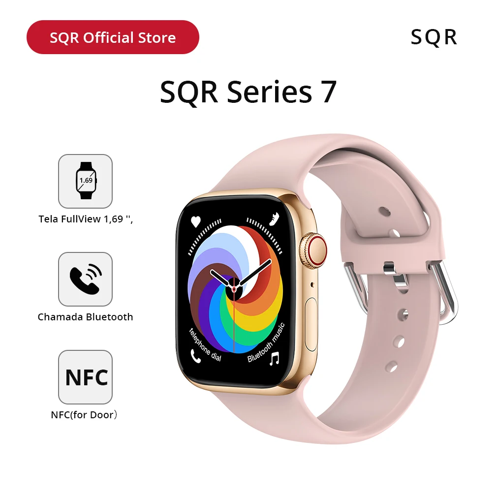 SQR 2022 IW7 스마트 워치 지능형 PK W27 프로 시리즈 7 NFC Smartwatch 여성 Apple ...