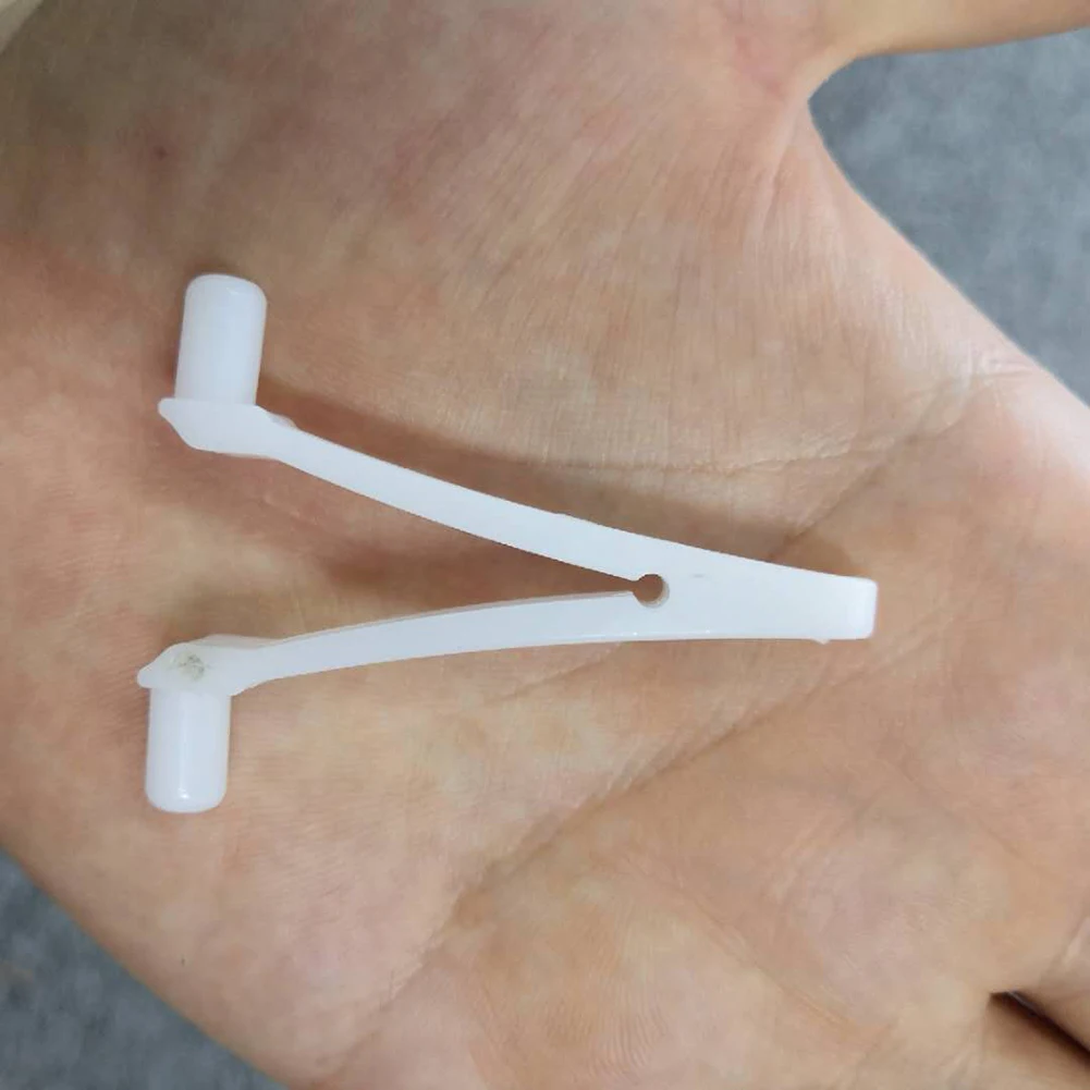 4-V-clips-Style-White-Wishbone-Spring-Clip-For-Swimming-Pool-Telescopic ...