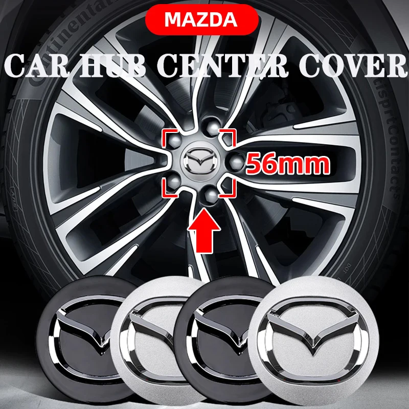4pcs-56mm-Wheel-Center-Cap-Logo-Hub-Cover-Badge-Emblem-For-Mazda-6-3 ...