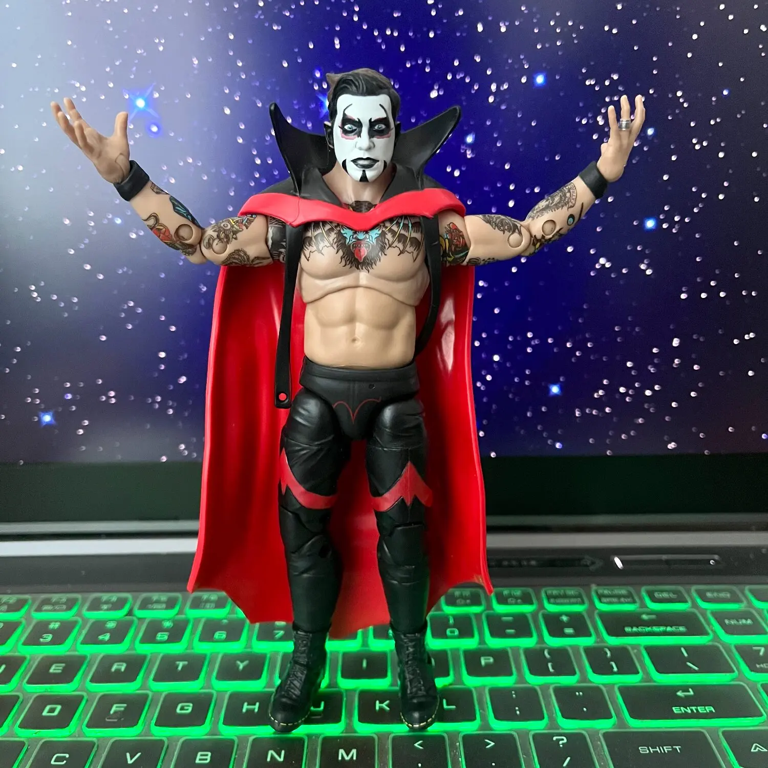 Danhausen Original WWE AEW Action Figure Wrestling Figure Display ...