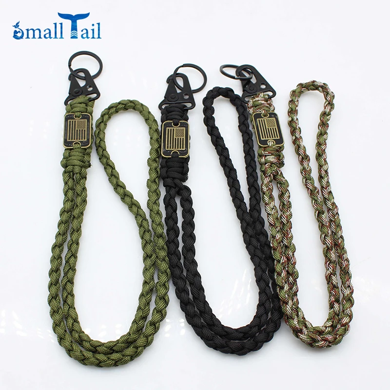 Tactical Survival Tools Carabiner Keychain with Bronze USA Flag for Men ...