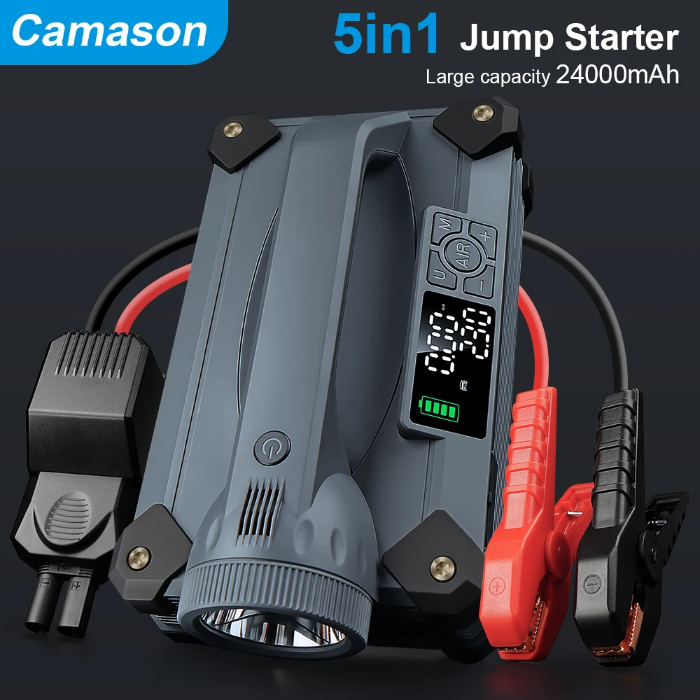Camason-Car-Jump-Starter-6000A-12V-with-Air-Compressor-Tire-Inflator ...