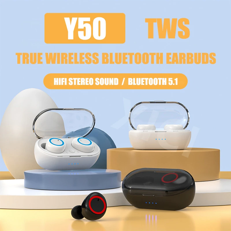 TWS-Y50-wireless-headphones-sport-earphone-5-0-bluetooth-Gaming-Headset ...