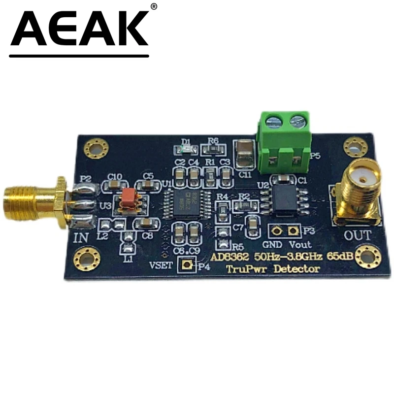 1pcs AD8362 module RF response power detector RMS RF power detects ...