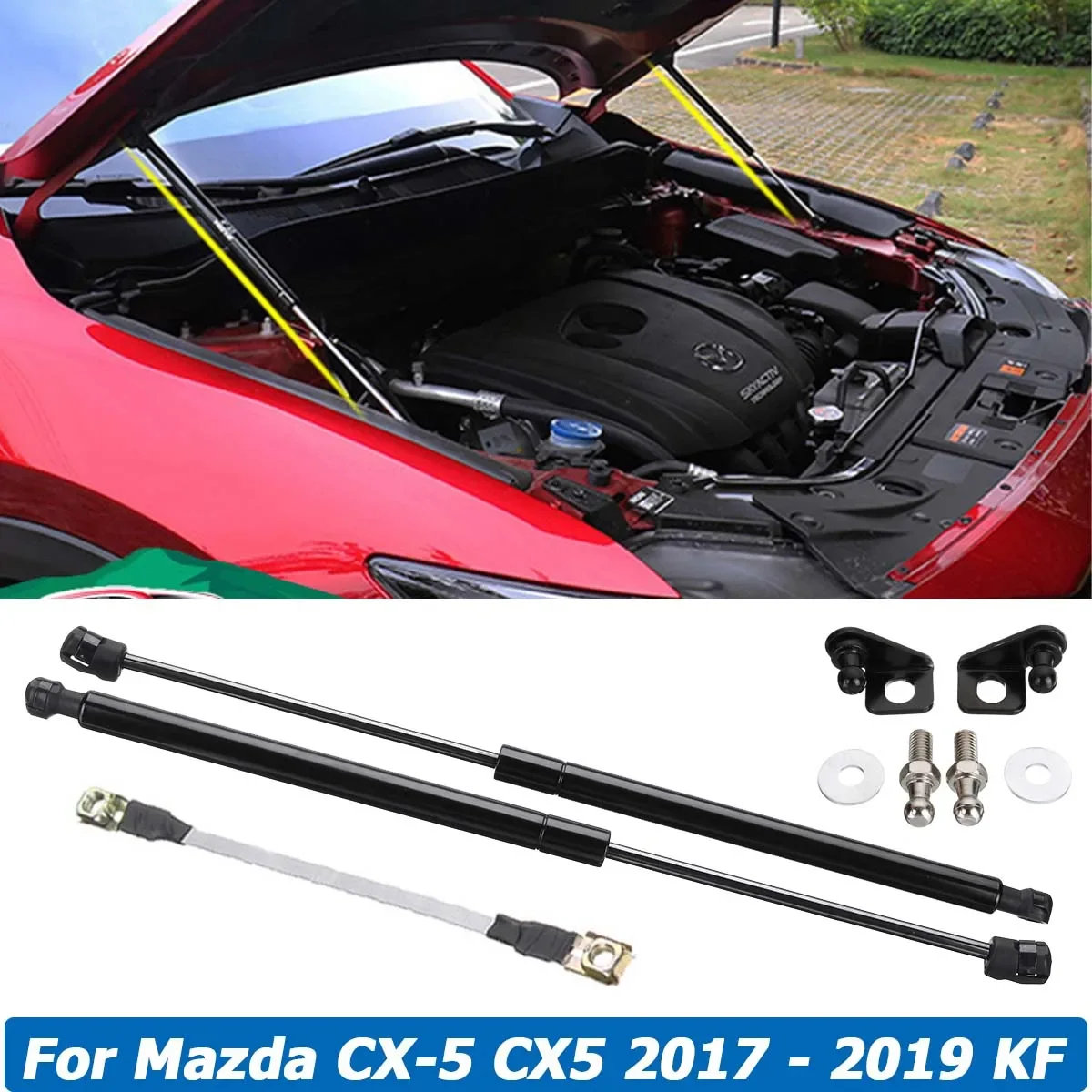 Front-Hood-Bonnet-Lift-Supports-Struts-Hydraulic-Shock-Bar-Gas-Spring ...