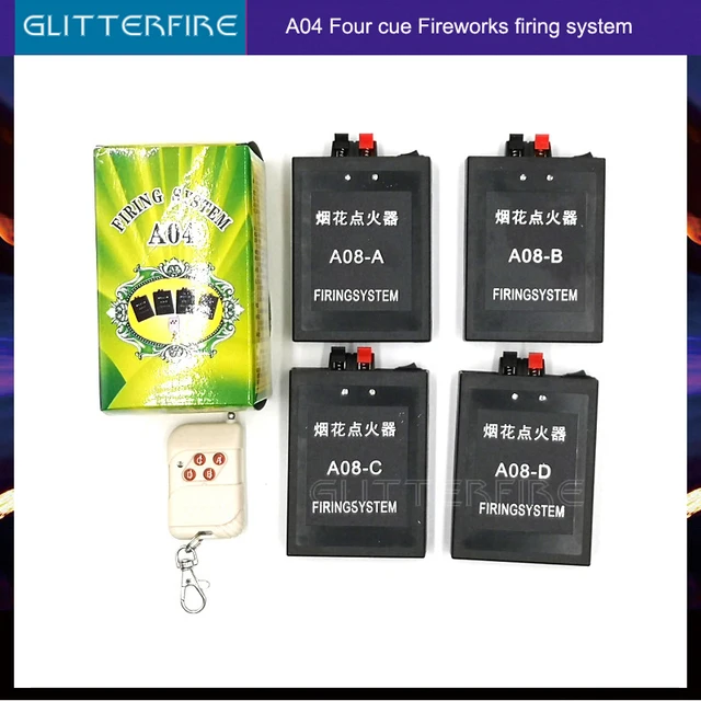 A04 Négy Db Vevő Vezeték Nélküli Távirányító Tűzijáték Pyro Balloon ...