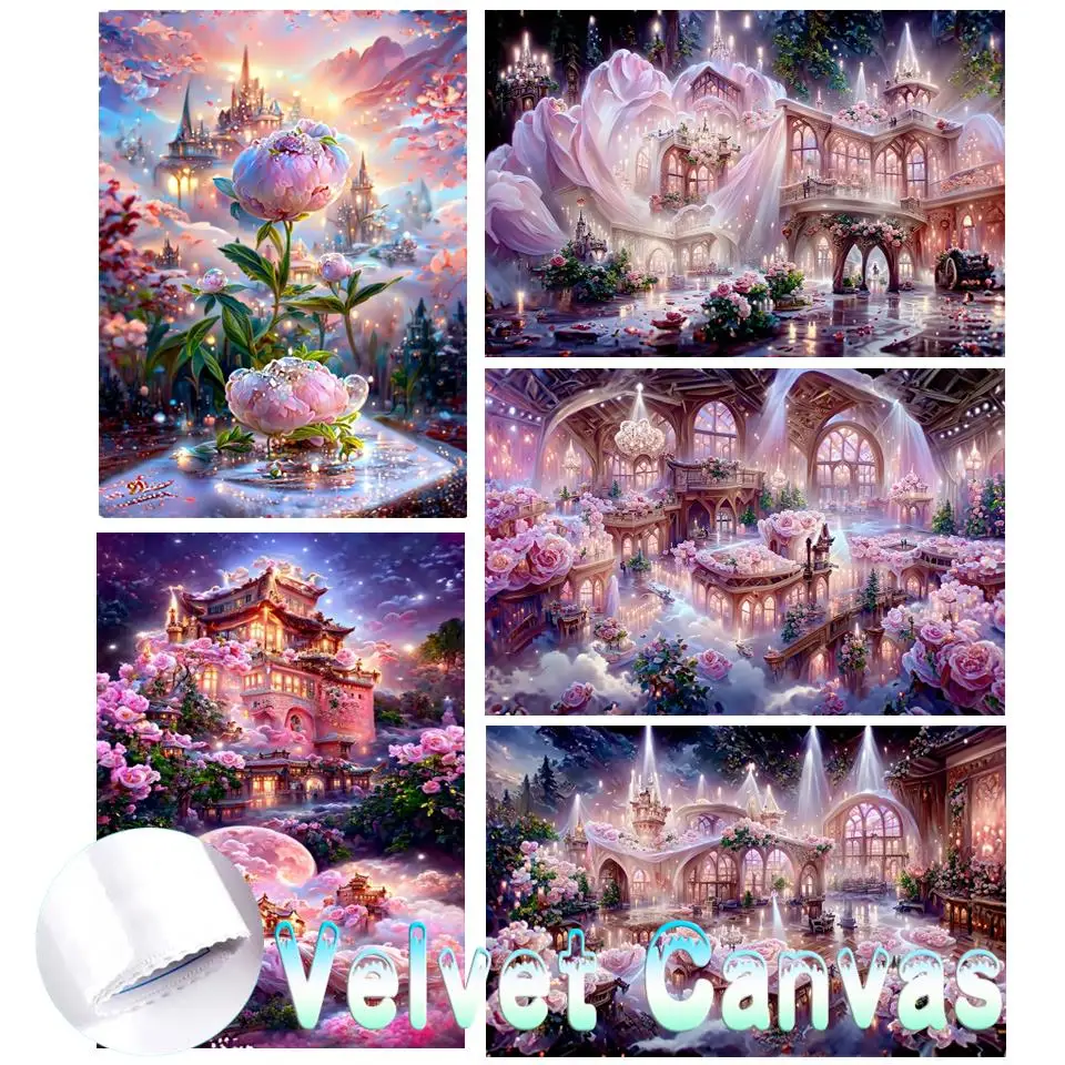 2023-New-Dream-Velvet-Canvas-Full-Set-Diamond-Painting-Set-Landscape ...