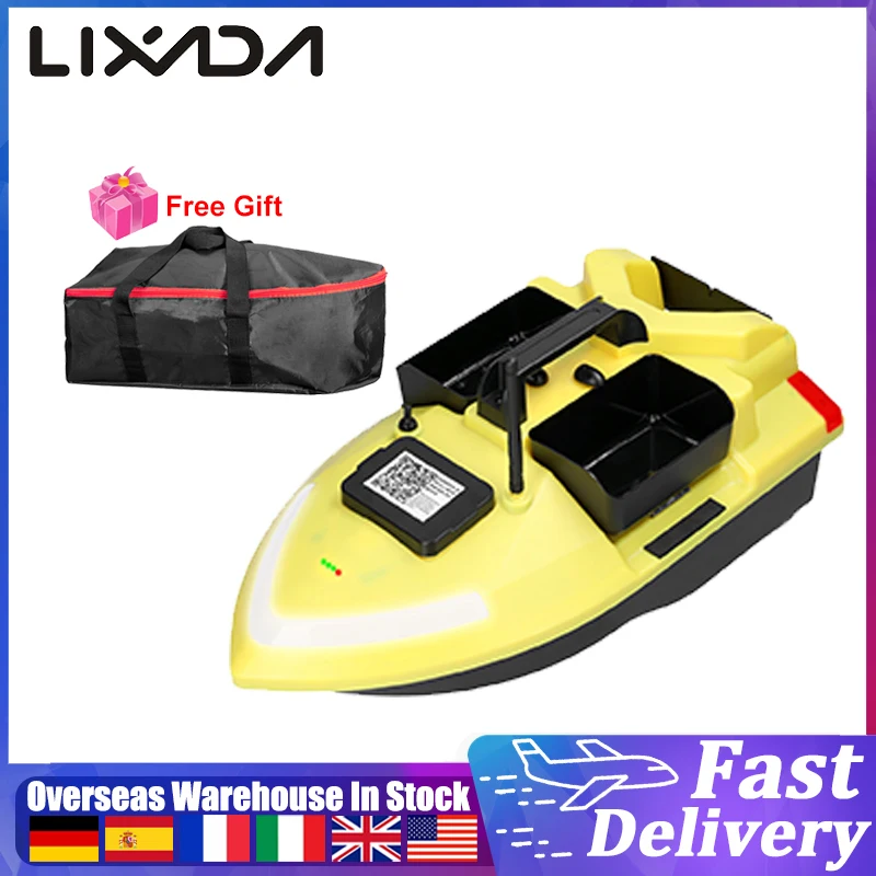 LIXADA-V020-GPS-GPS-Fishing-Bait-Boat-500m-Remote-Control-Dual-Motor ...