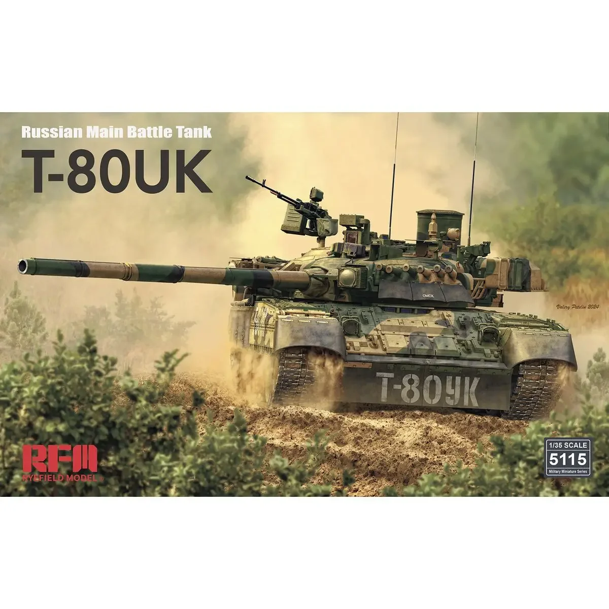RYEFIELD-MODEL-RFM-RM-5115-1-35-Russian-Main-Battle-Tank-T-80UK-Scale ...