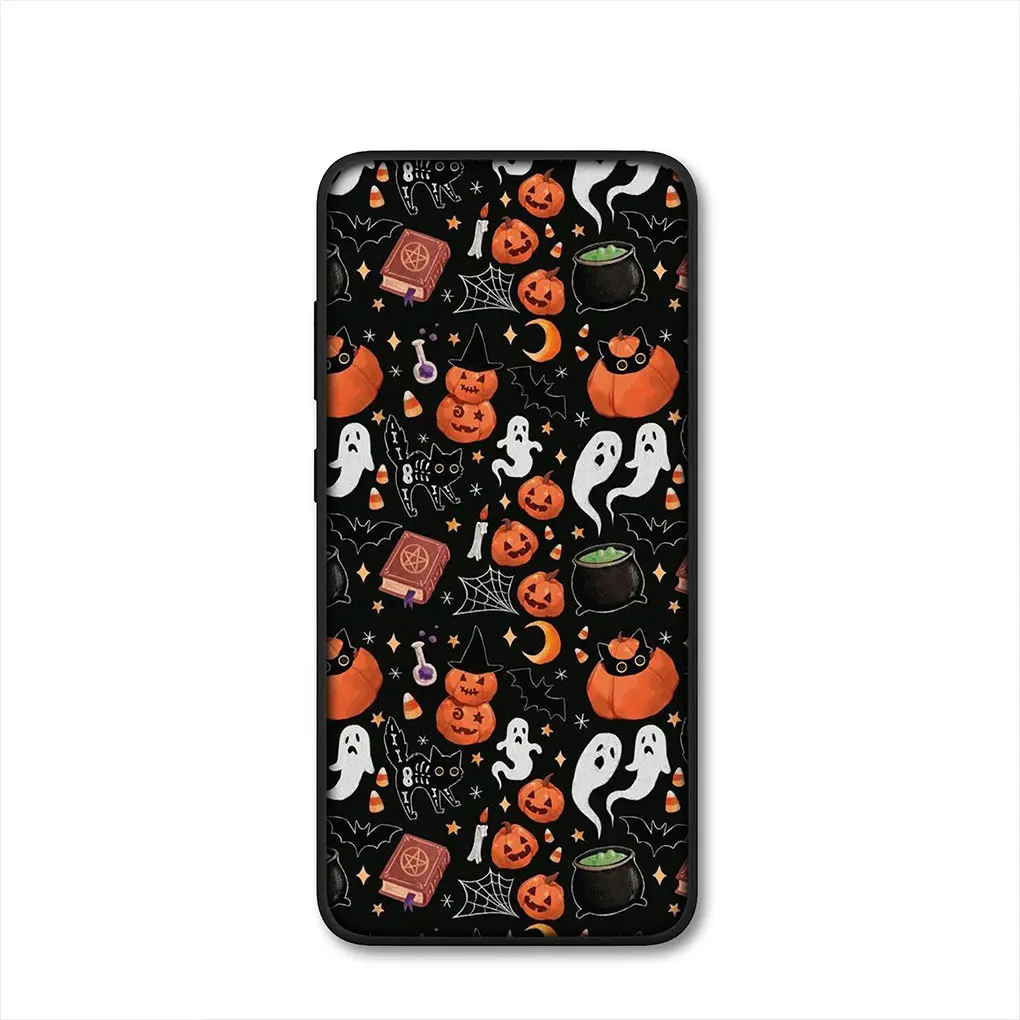 Spooky Little Ghost Halloween Pumpkin Phone Case for Redmi Note 8 (4)