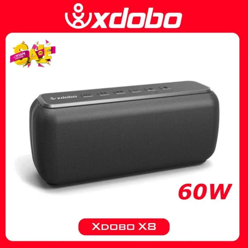 Xdobo-Colunas-Port-teis-Compat-veis-com-Bluetooth-X8-II-Caixa-de-Som ...