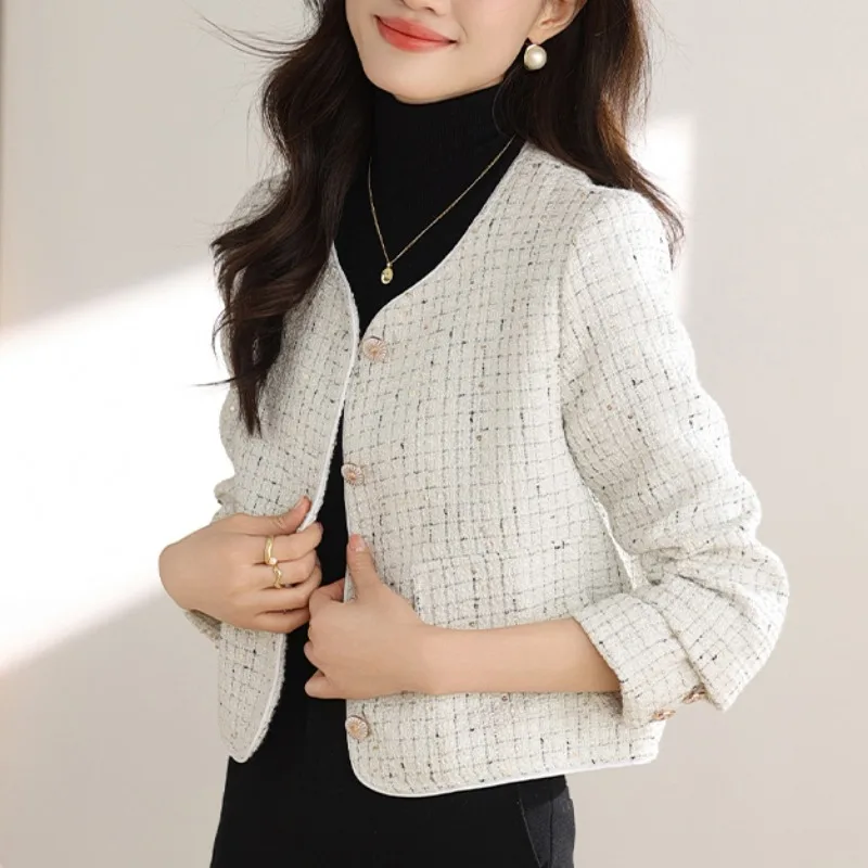 Graceful-round-Neck-Suit-Top-Women-Autumn-and-Winter-2023-New-French ...