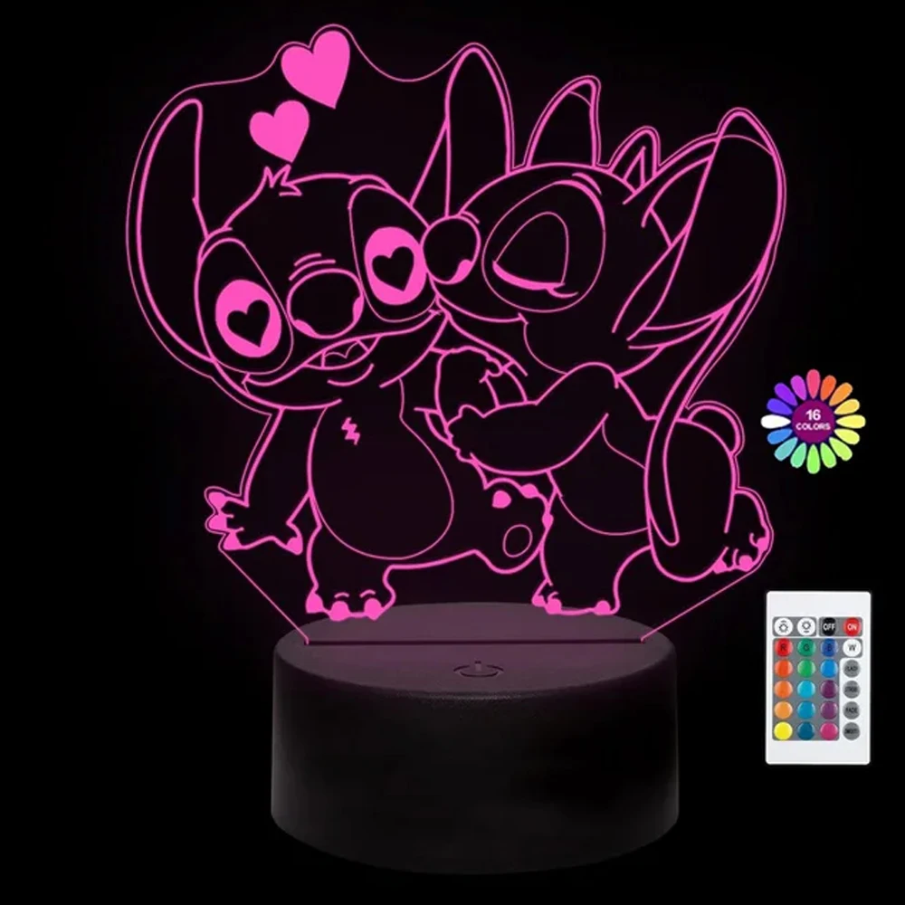 Disney-Stitch-3D-Night-Light-Cartoon-Stitch-USB-Touch-Desk-Lamp-Remote ...