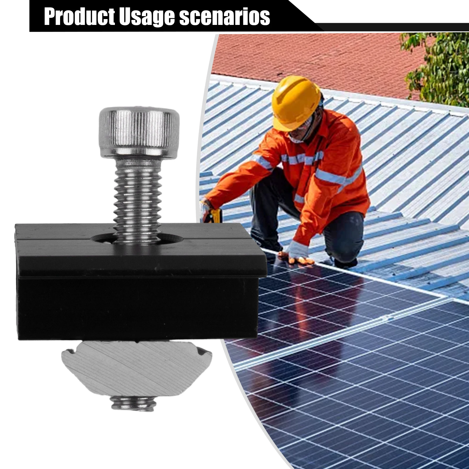 Solar-Panel-End-Clamp-Medium-Clamp-Mounting-Bracket-For-30mm-35mm ...