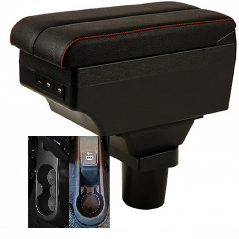 For Fiat Cronos 500 Armrest Box Retrofit Parts Center Console Special ...