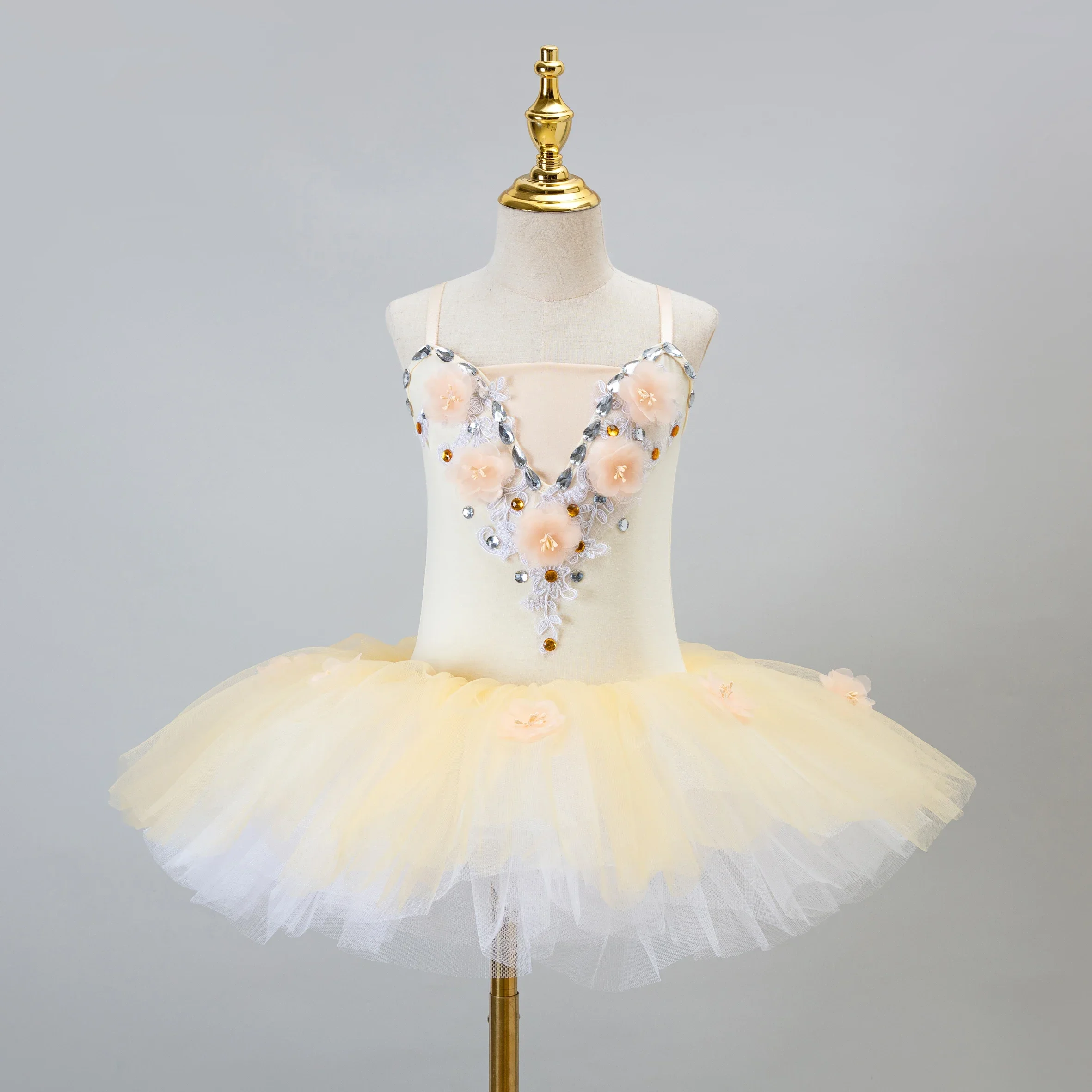 Apricot-Yellow-Romantic-Tutu-Short-Skirts-Tulle-Tutus-Ballet-Dress ...