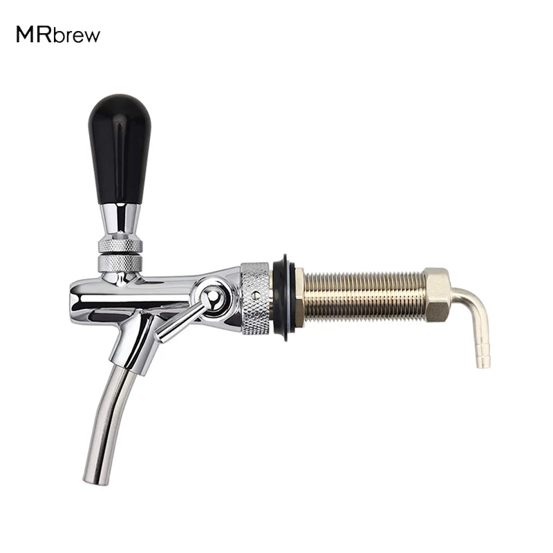 Adjustable-Beer-Tap-With-100mm-Shank-Draft-Beer-Faucet-Flow-Control ...