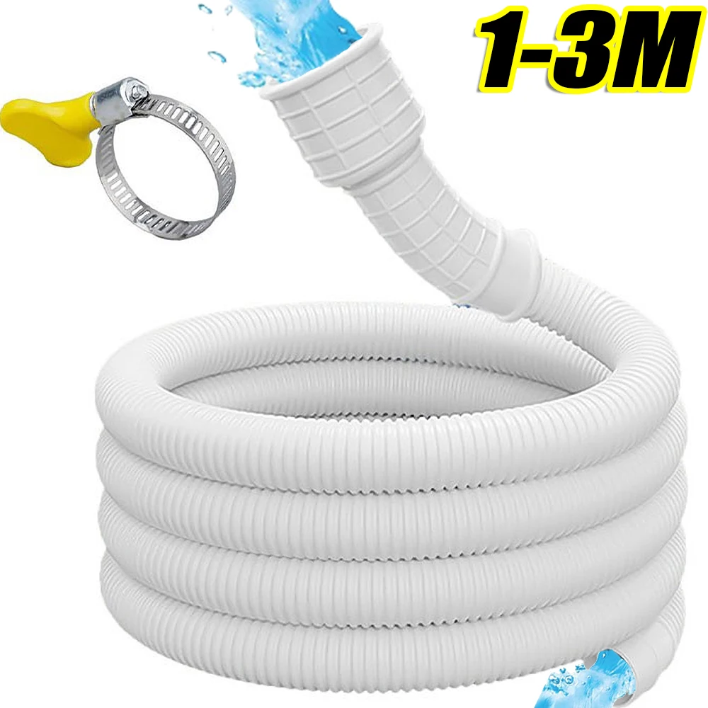 Hat Washer Flexible Air Conditioning Drain Hose Water Inlet Extension ...