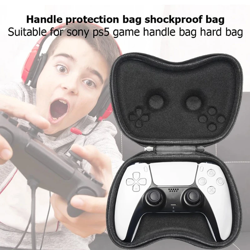 2023-PS5-Game-Controller-Bag-Hard-EVA-Case-with-Lanyard-Shoockproof ...