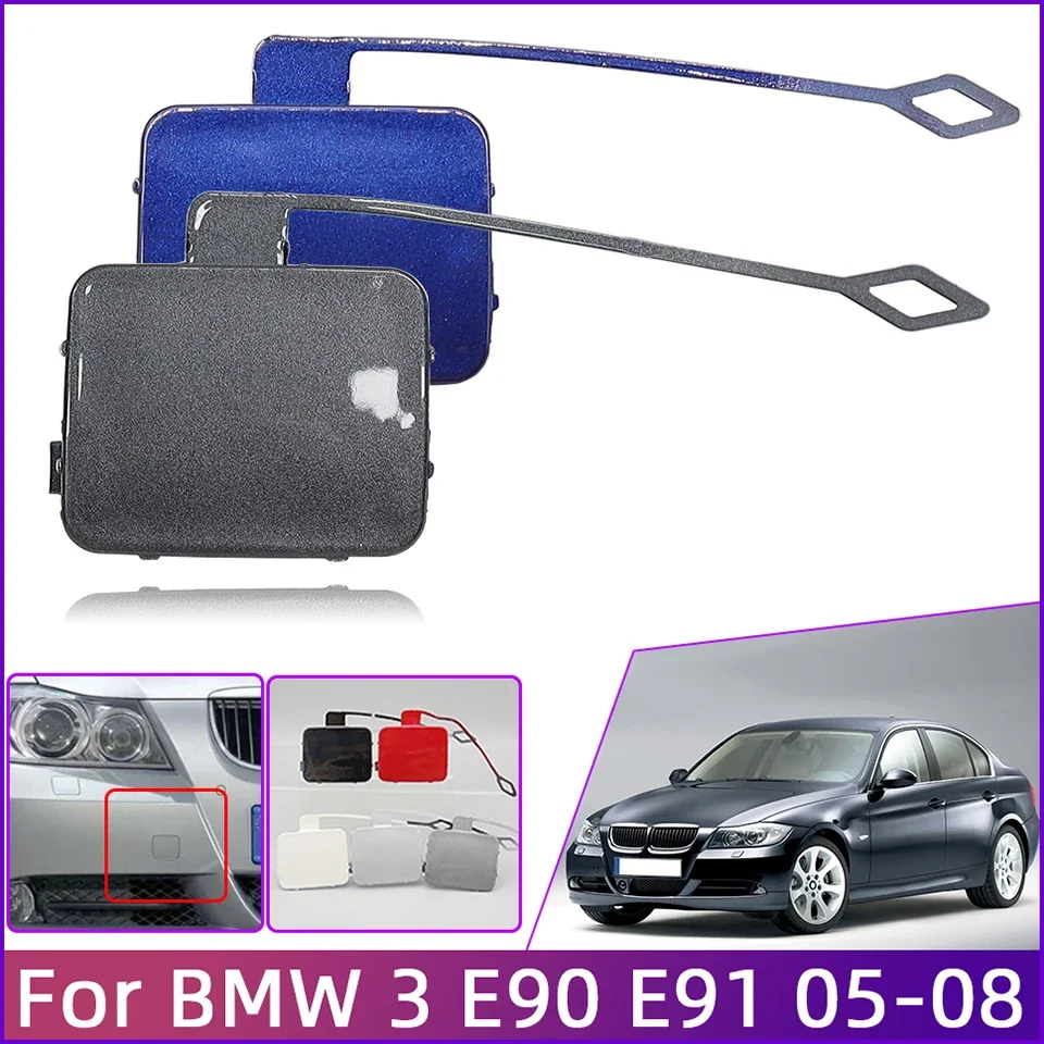 Front-Bumper-Towing-Hook-Cover-For-BMW-E90-E91-318-320-325-330-2005 ...