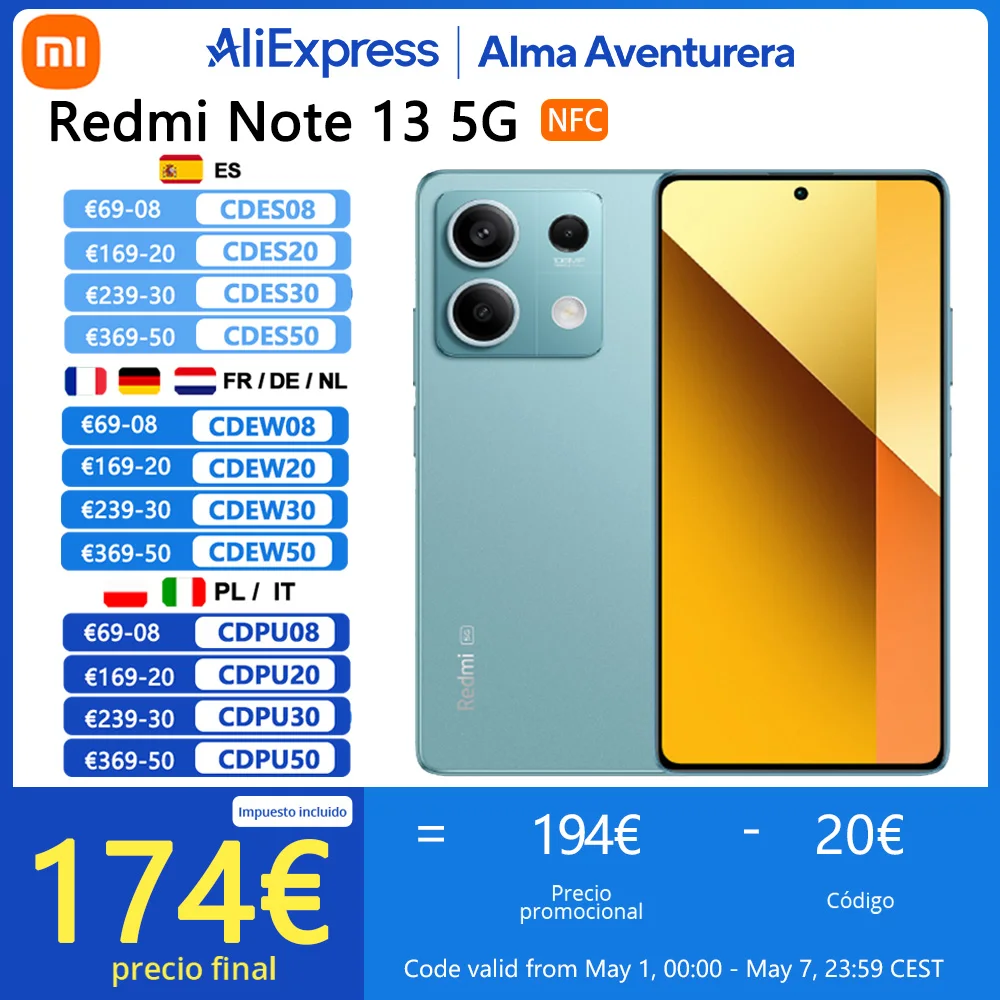 Xiaomi-Redmi-Note-13-5G-smart-phones-NFC-MediaTek-dimension-6080-120HZ ...
