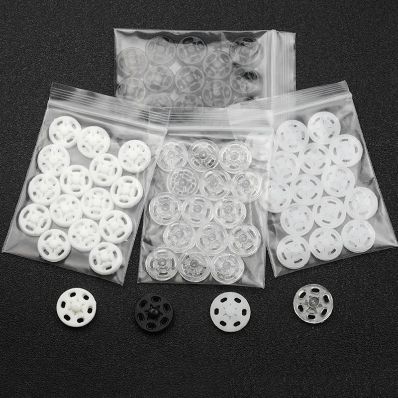 White-concealed-button-invisible-transparent-color-female-button ...