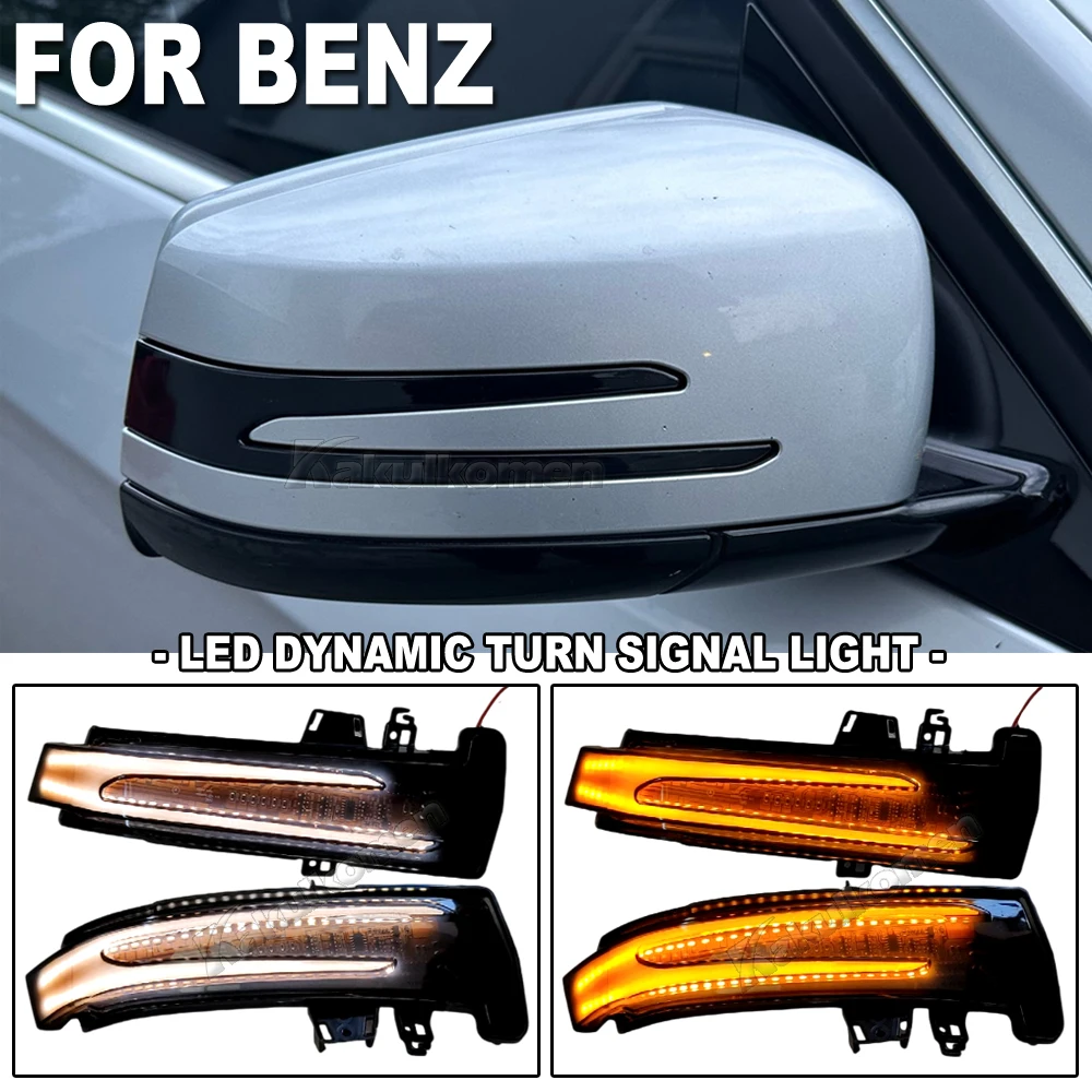 Rearview-Mirror-Indicator-LED-Dynamic-Turn-Signal-Light-For-Mercedes ...