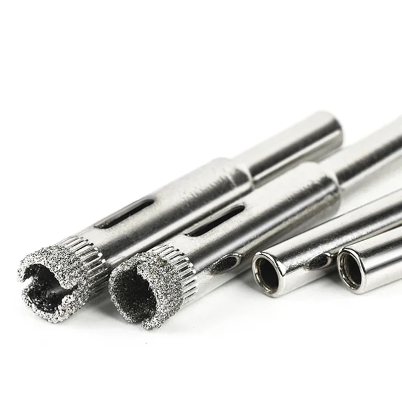 10PCS Diamond Coated Drill Bits 3 4 5 6 8 Mm For Ceramic Glass Marble ...