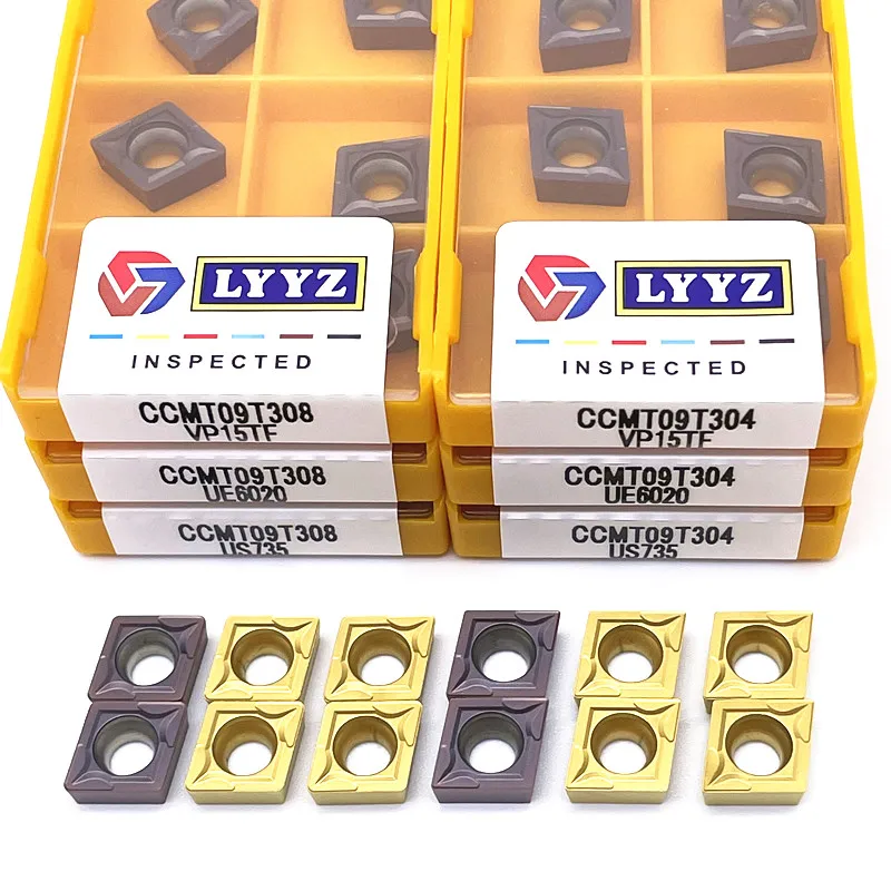 10PCS-CCMT09T304-CCMT09T308-CCMT-09T304-09T308-VP15TF-UE6020-US735-High ...