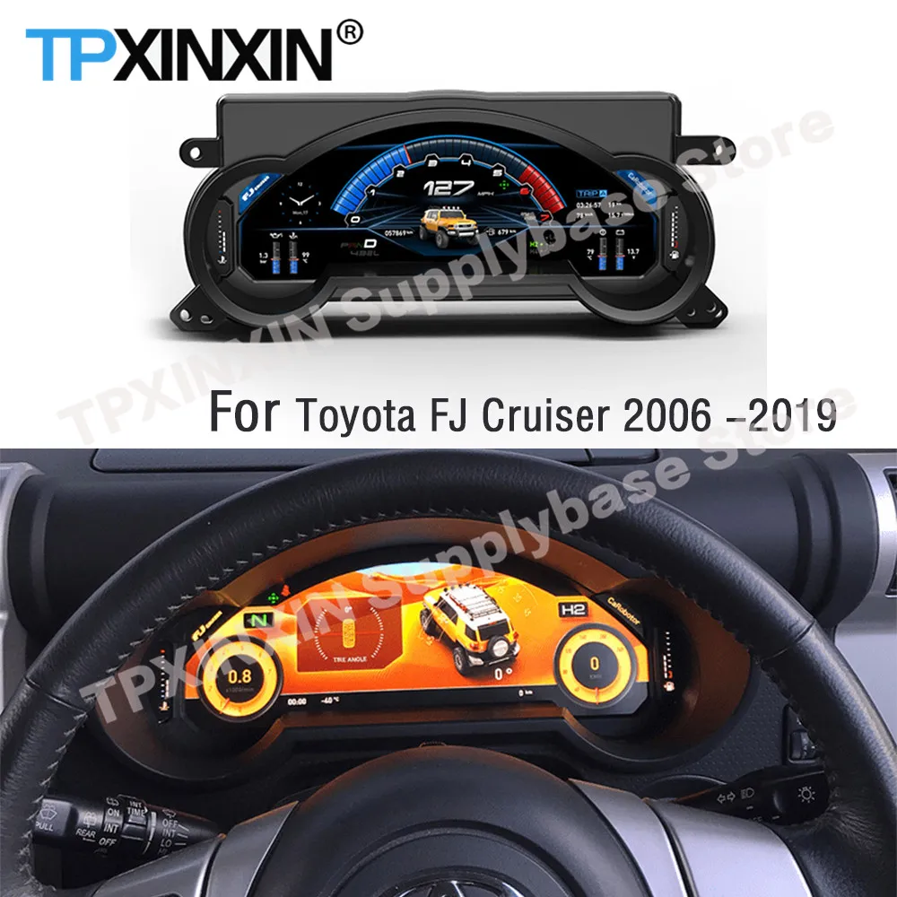 12-3-Inch-For-Toyota-FJ-Cruiser-2006-2007-2008-2019-Android-Car-Digital ...