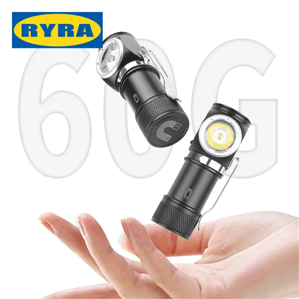 Flashlight-With-Magnet-Lightweight-And-Compact-Type-c-Charging-Camping ...