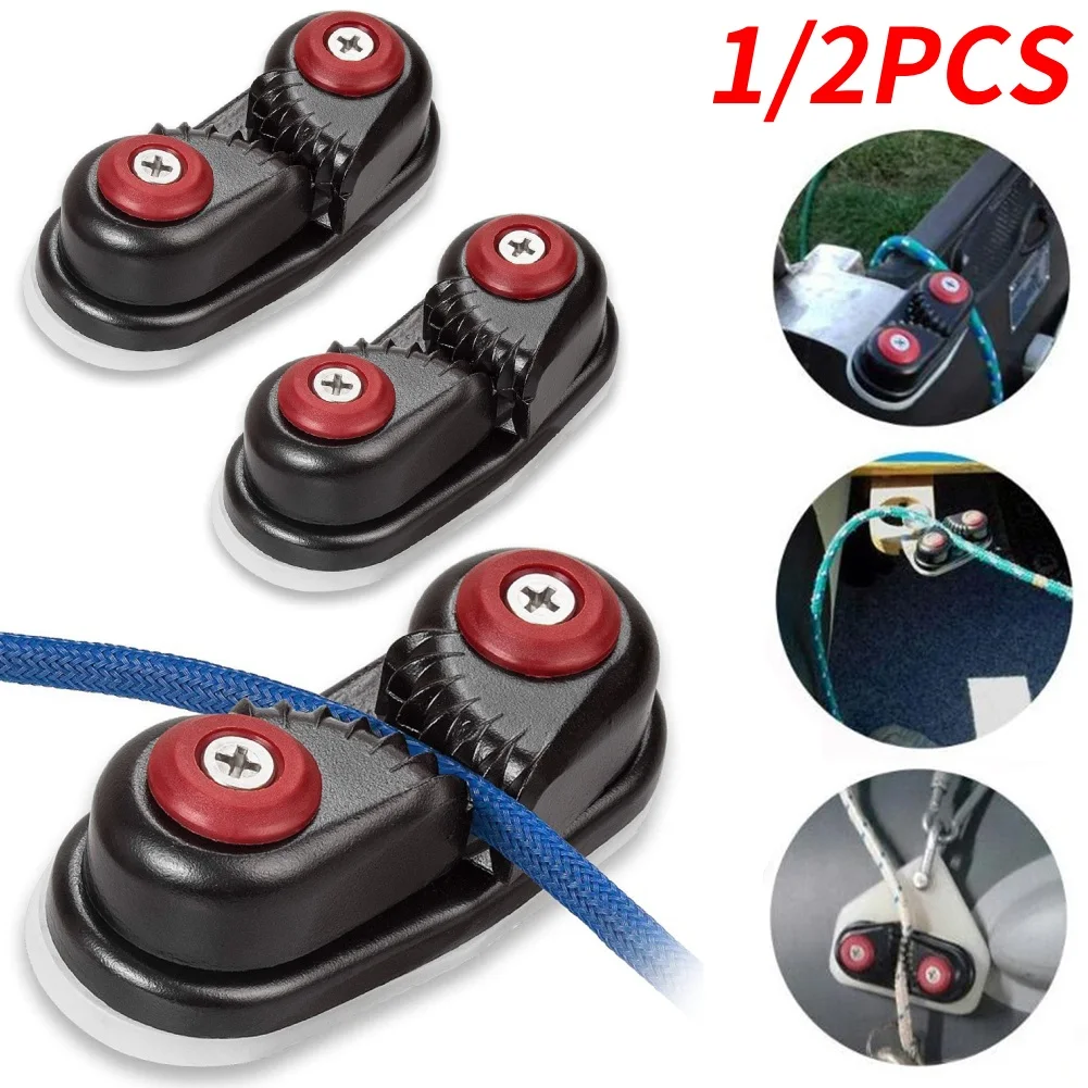 1/2PCS Aluminium Cam Cleat Boat Cam Cleats Matic Fairlead Marine ...